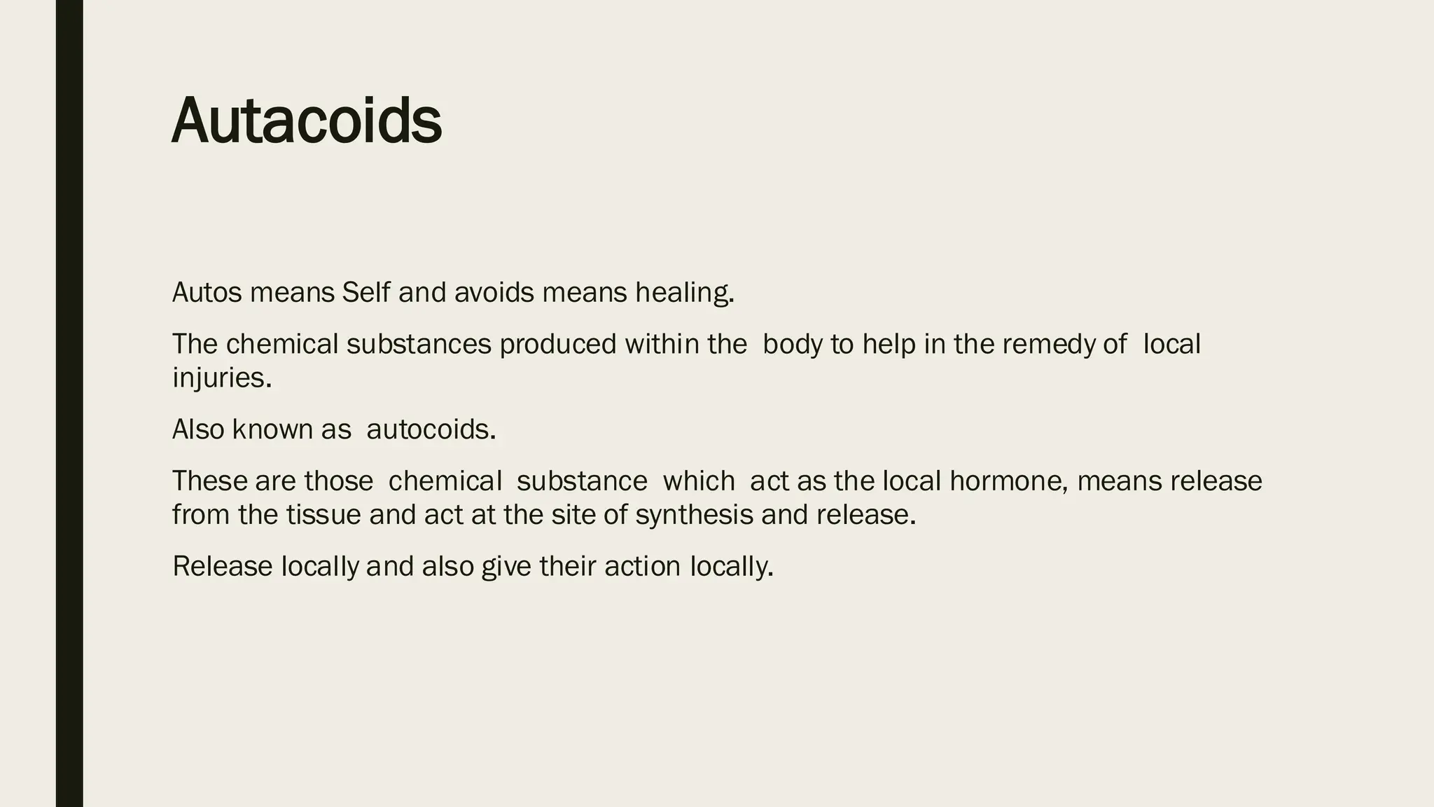 pharmacology autocoids and related drugs | PDF