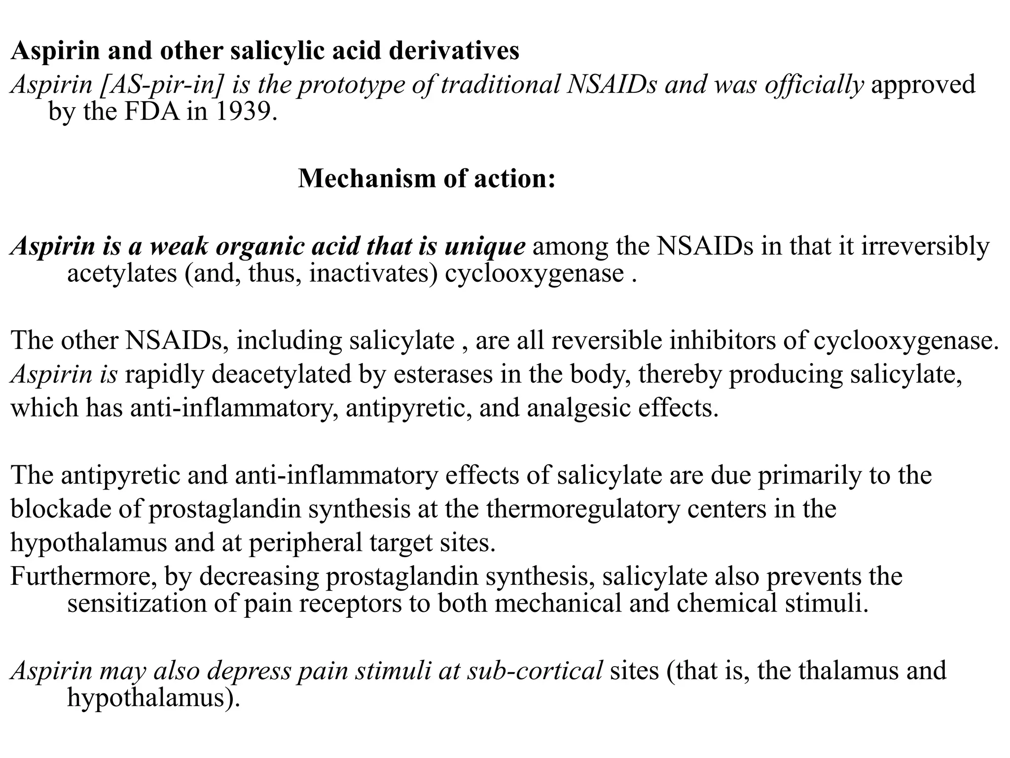 NSAID'S --ASPIRIN | PPTX