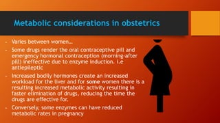 Pharmacology OBG.pptx explained the mechanics of medicine explained. | PPT