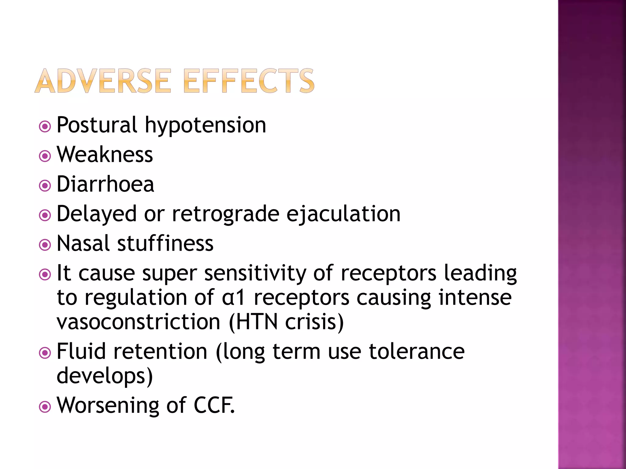 Pharmacology of Adrenergic Neuron Blockers | PPTX