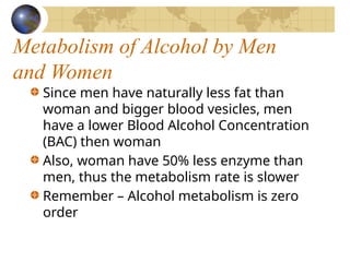 Pharmacology of ALCOHOL 2018.pptx1234567890rtyuiol;' | PPTX