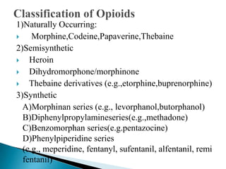 Pharmacology of alfentanil and remifentanil | PPTX