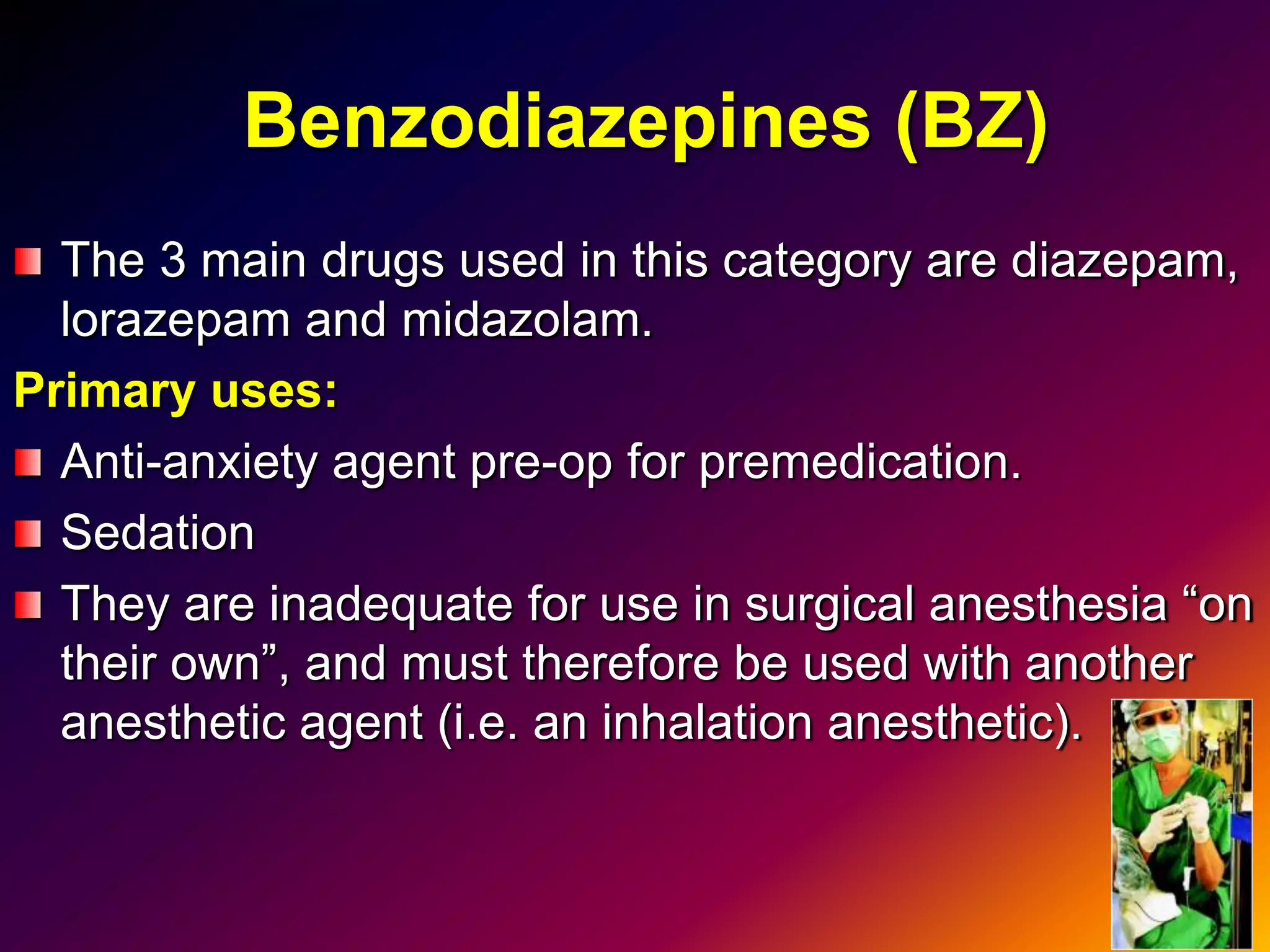 Pharmacology of general anesthetics | PPT