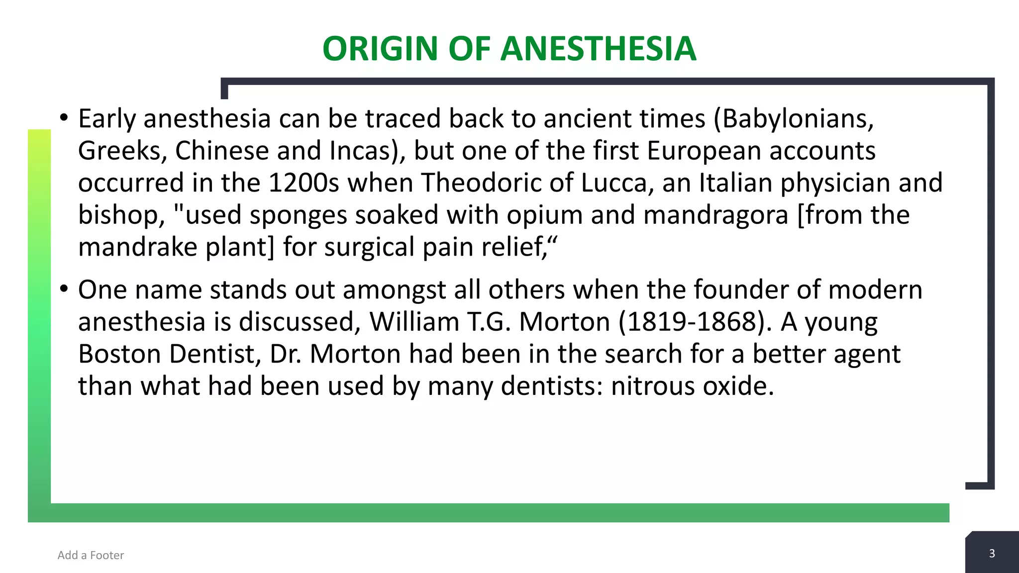 Pharmacology of anesthesia | PPTX