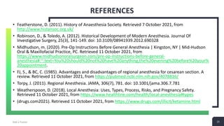Pharmacology of anesthesia | PPTX