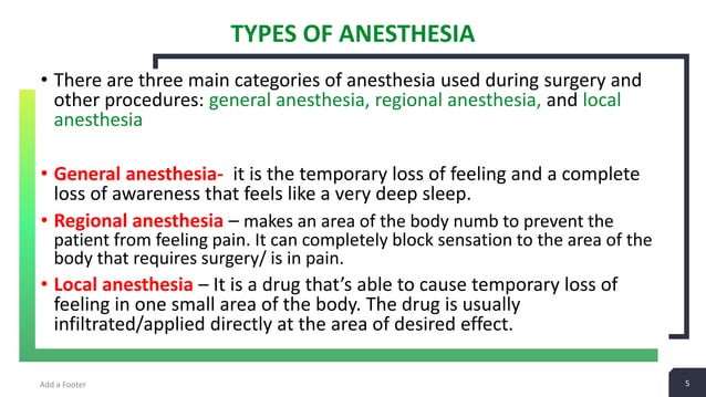 Pharmacology of anesthesia | PPTX