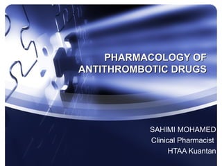 Pharmacology of Antithrombotic Drugs.ppt
