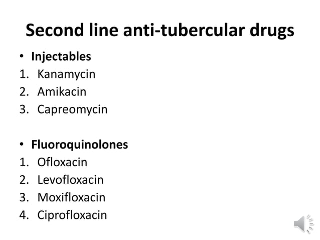 Pharmacology of antitubercular drugs | PPTX | Chemistry | Science