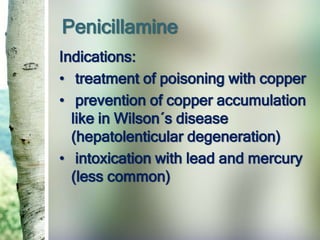Pharmacology of chelators | PPSX