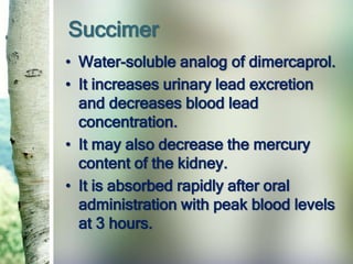 Pharmacology of chelators | PPT