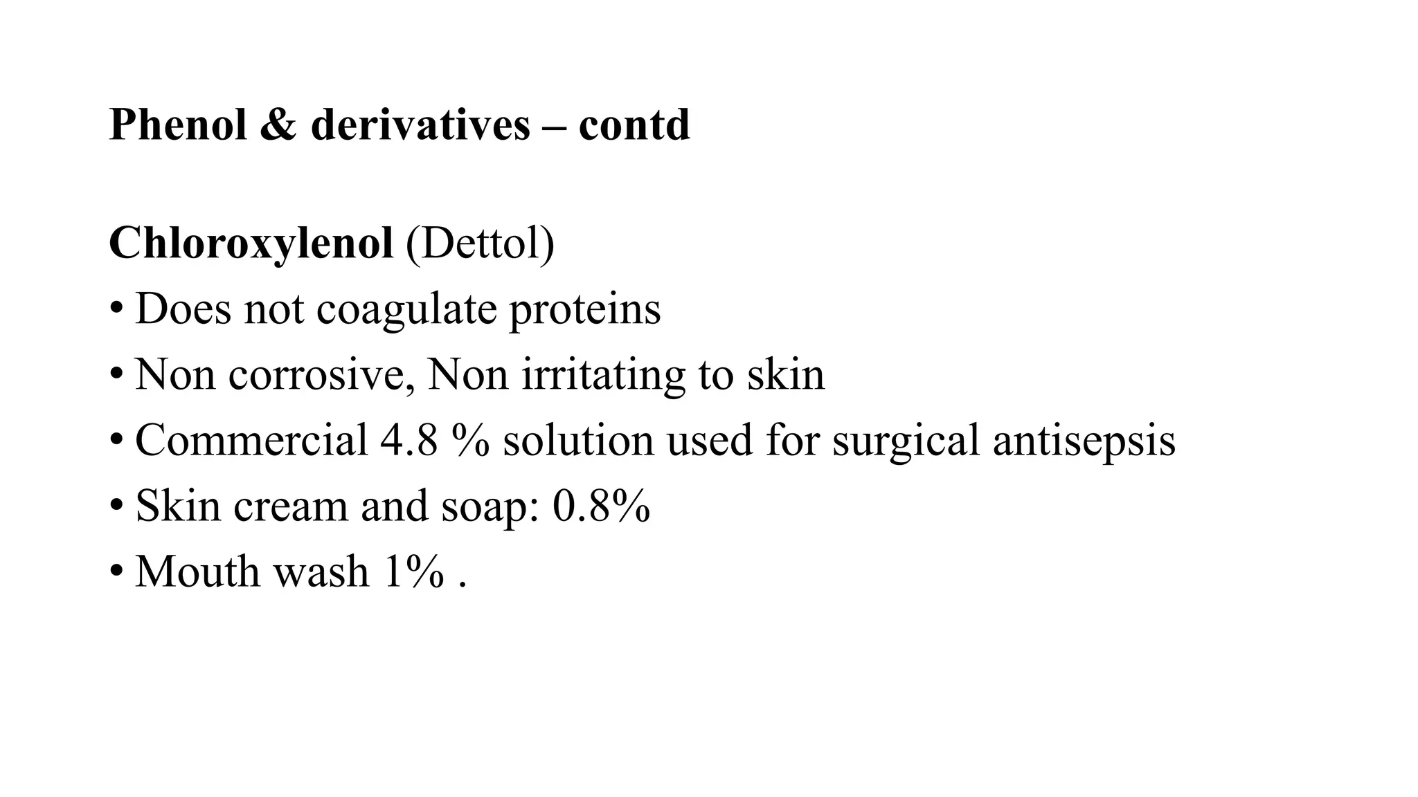 Pharmacology of commonly used antisep, disinfect, insecticide | PPTX