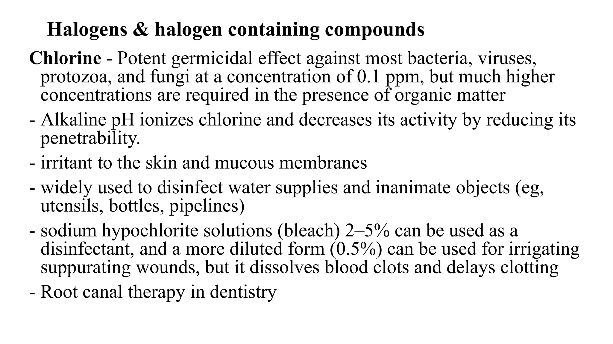Pharmacology of commonly used antisep, disinfect, insecticide | PPTX