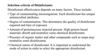 Pharmacology of commonly used antisep, disinfect, insecticide | PPTX