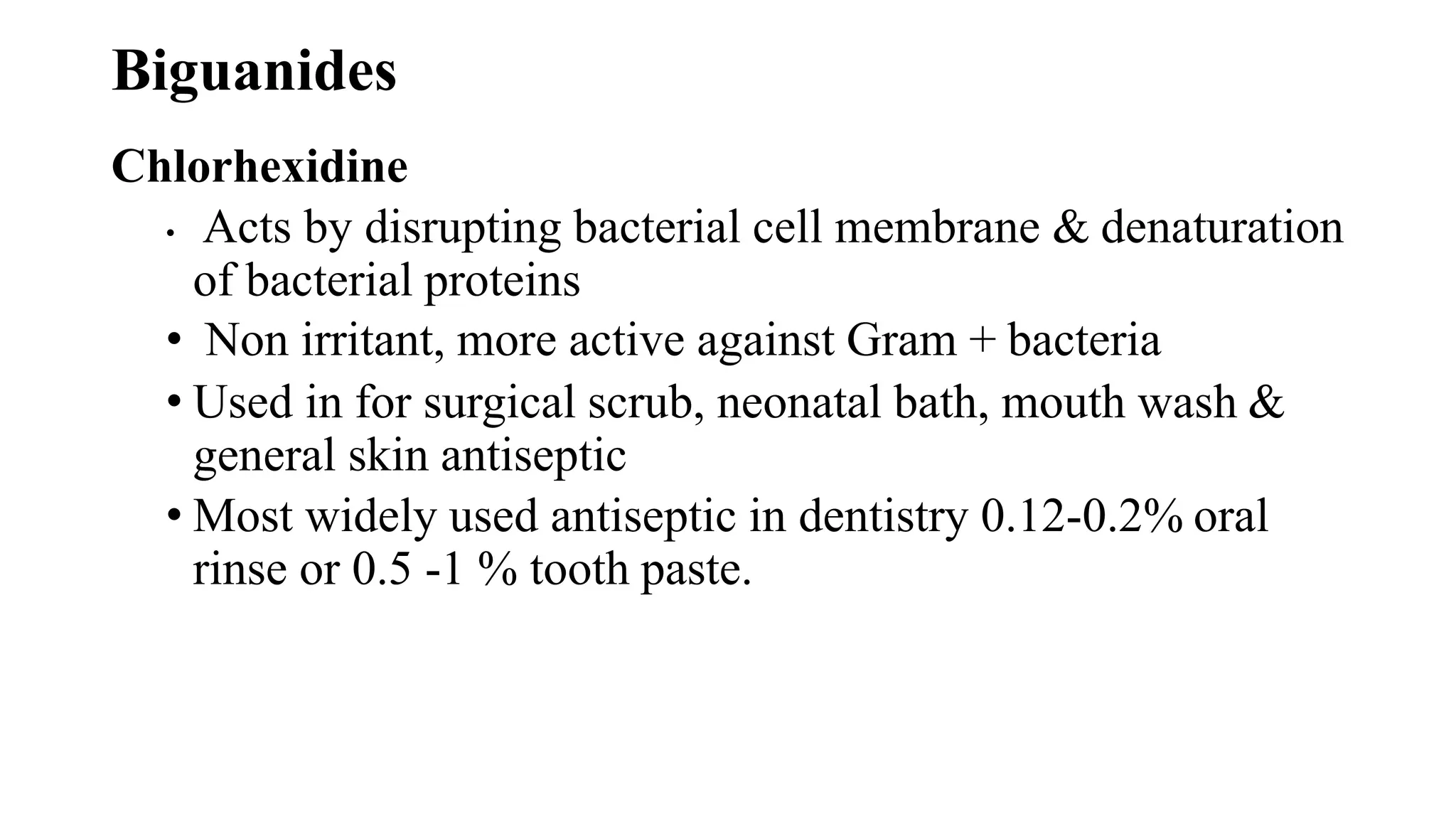Pharmacology of commonly used antiseptic, desinfection etc | PPTX