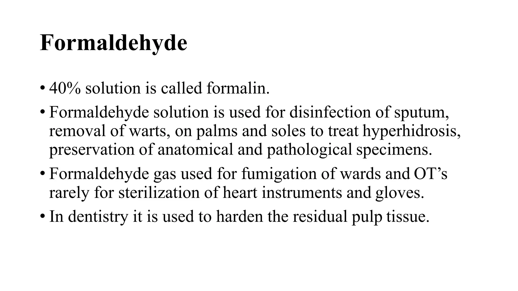 Pharmacology of commonly used antiseptic, desinfection etc | PPTX