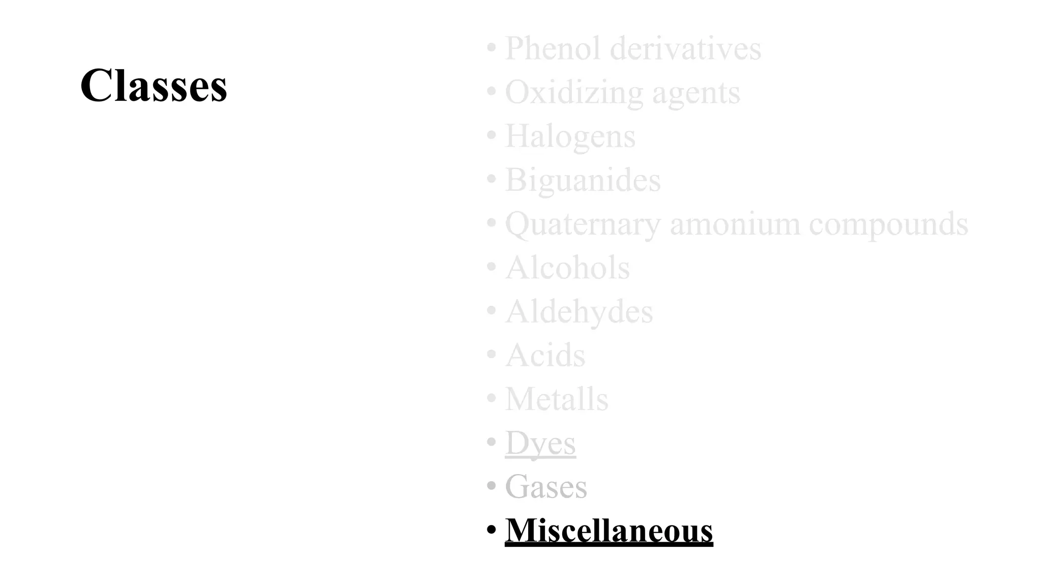 Pharmacology of commonly used antiseptic, desinfection etc | PPTX