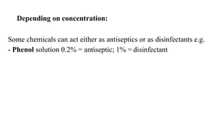 Pharmacology of commonly used antiseptic, desinfection etc | PPTX