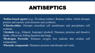 Pharmacology of commonly used antiseptics and disinfectants.pptx