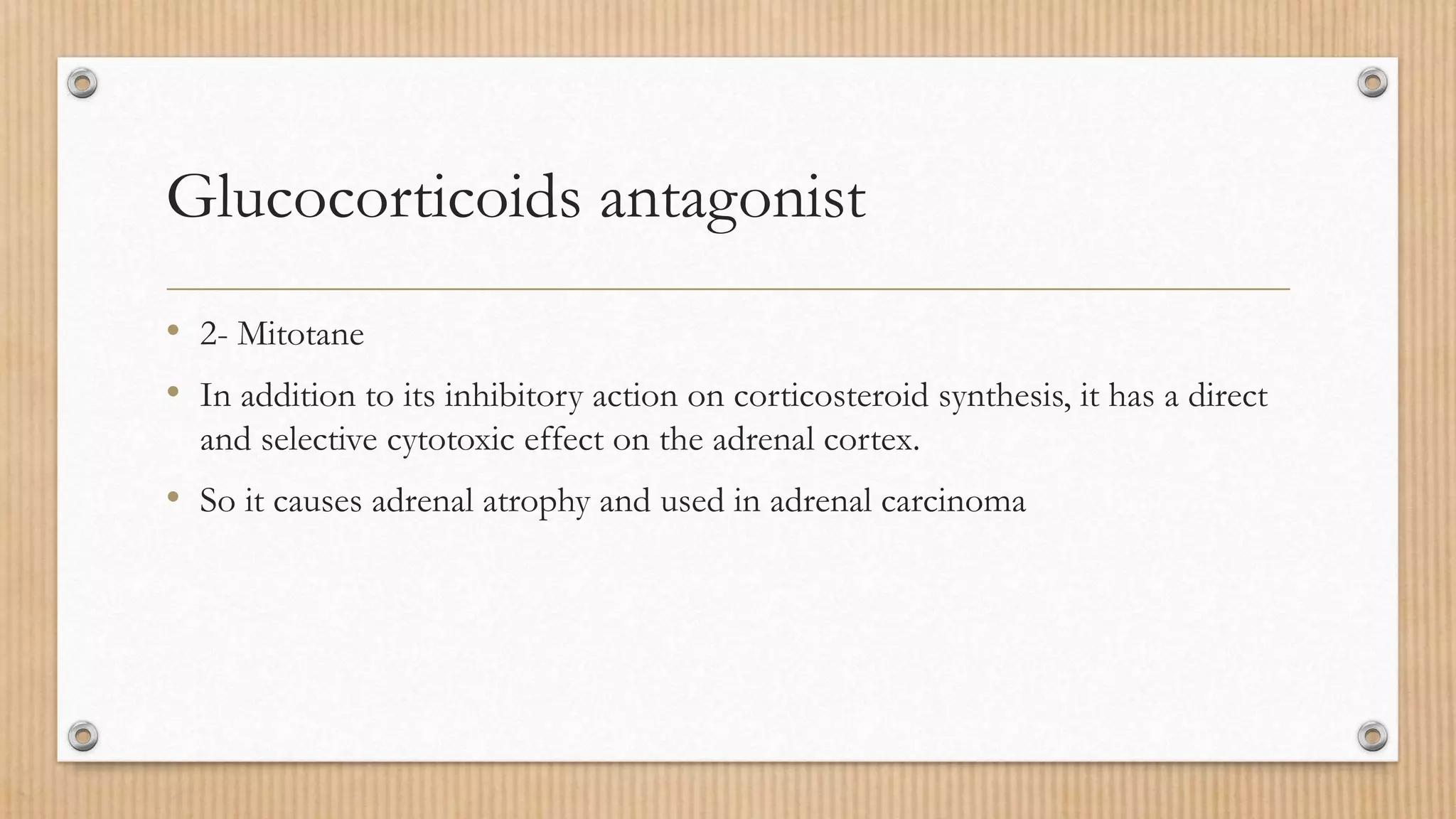 Pharmacology of corticosteroids | PPTX