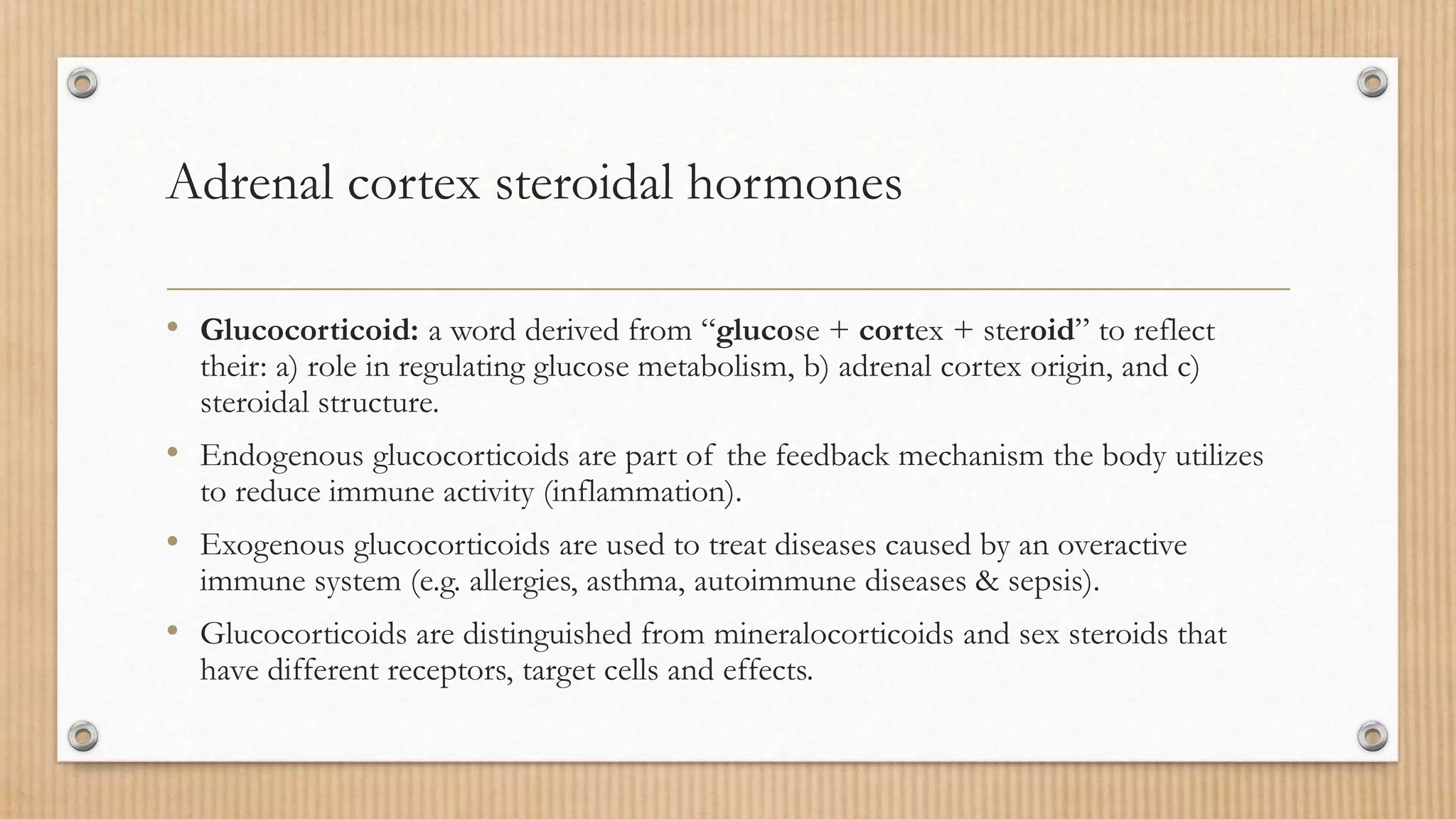Pharmacology of corticosteroids | PPTX