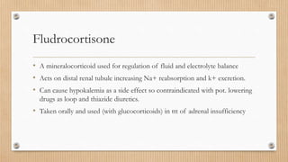 Pharmacology of corticosteroids | PPTX