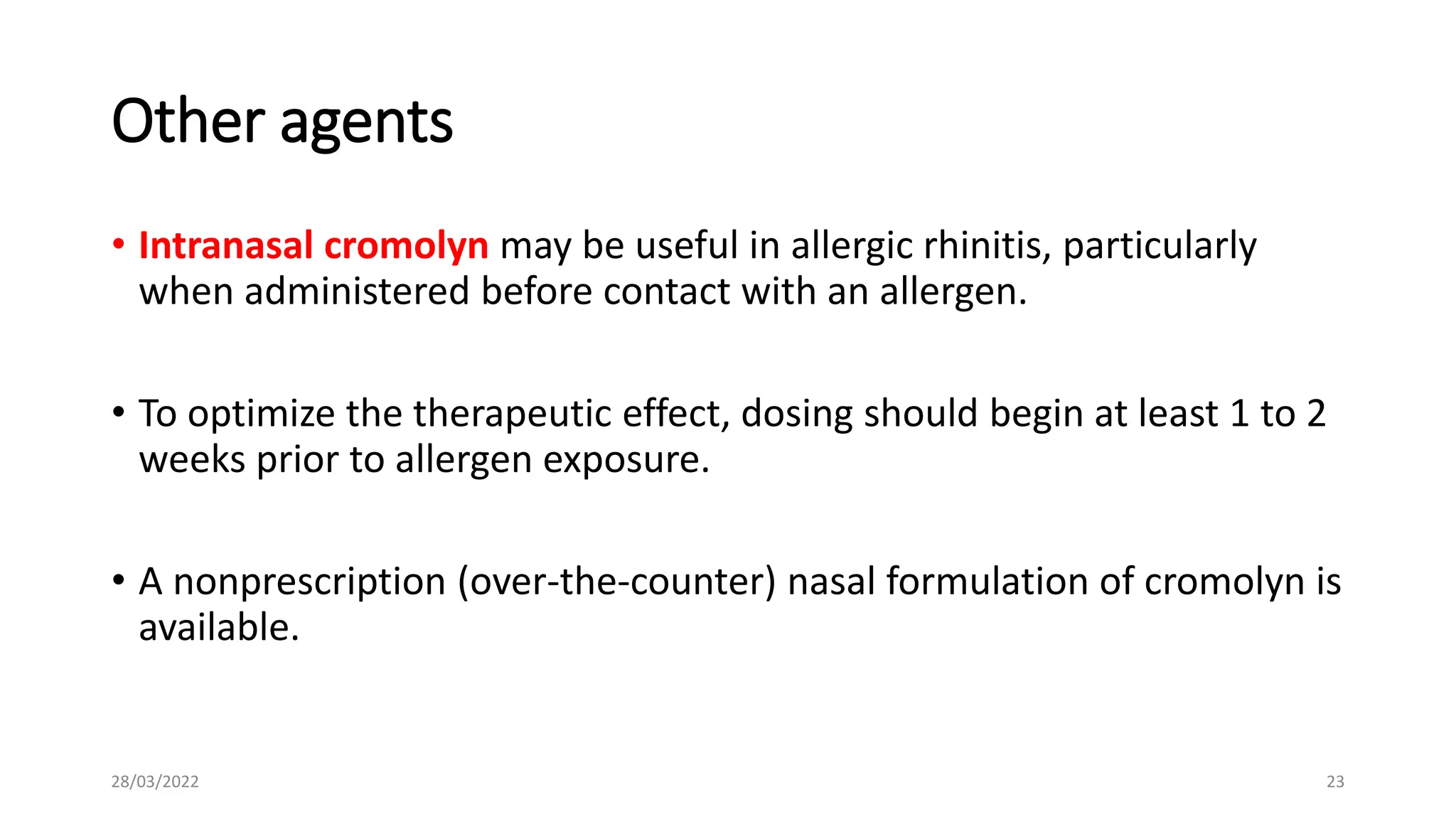 Pharmacology of drugs for allergic rhinitis and common.pptx