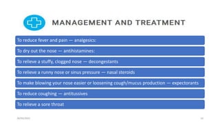 Pharmacology of drugs for allergic rhinitis and common.pptx