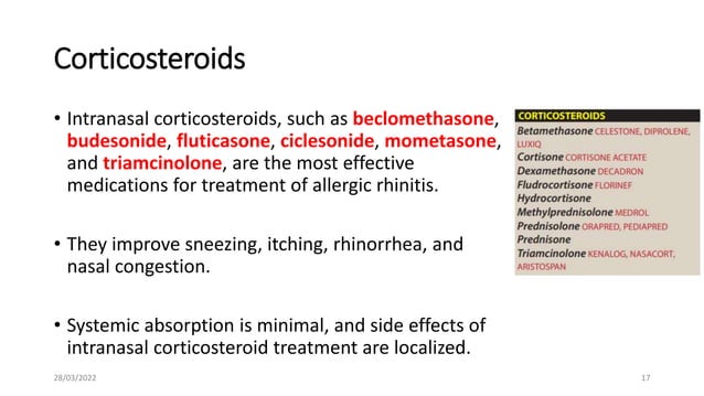 Pharmacology of drugs for allergic rhinitis and common.pptx