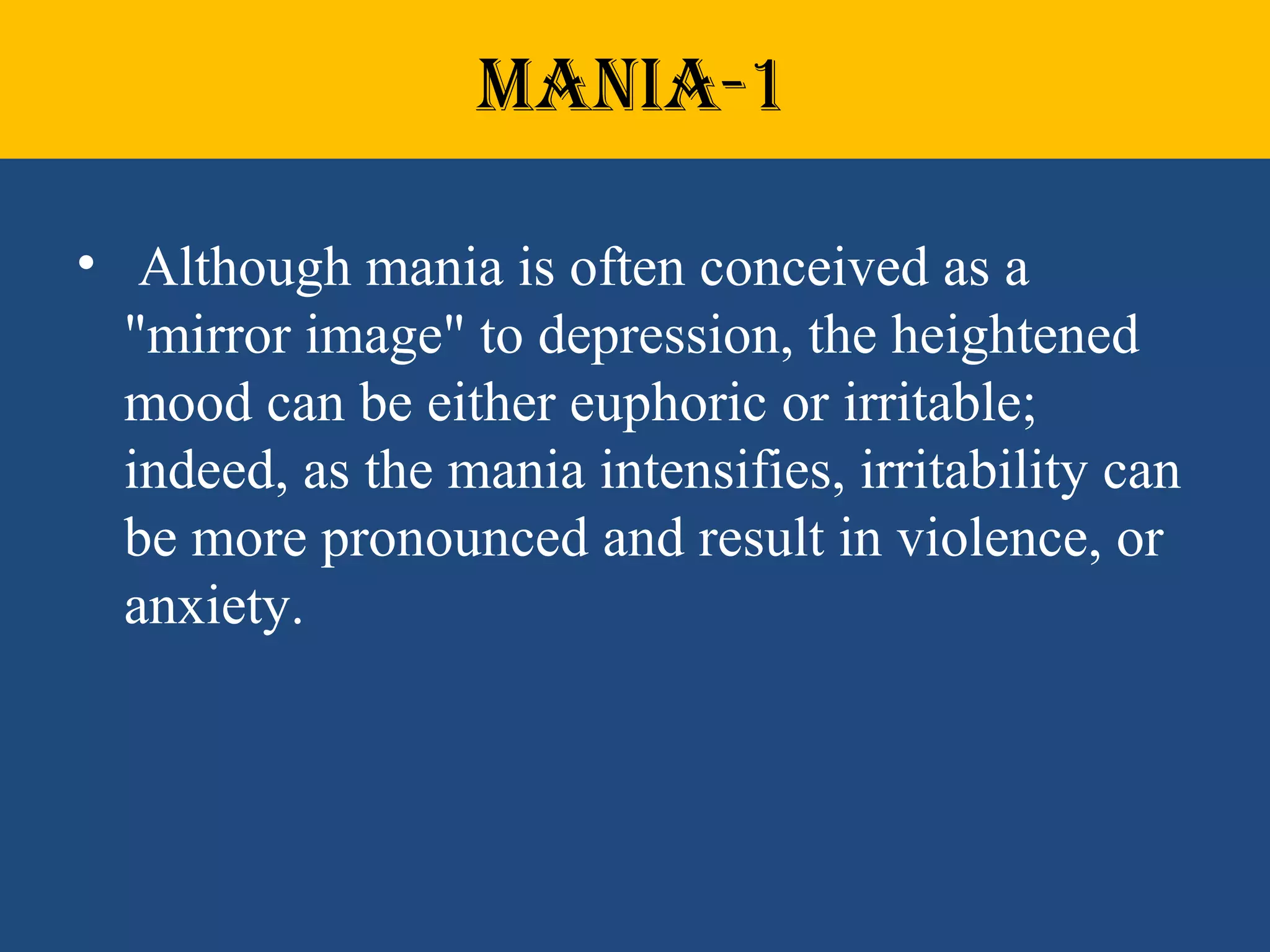 Pharmacology of drugs used in mania | PPT