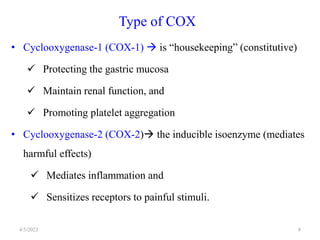 Pharmacology of inflammatory disease | PPSX