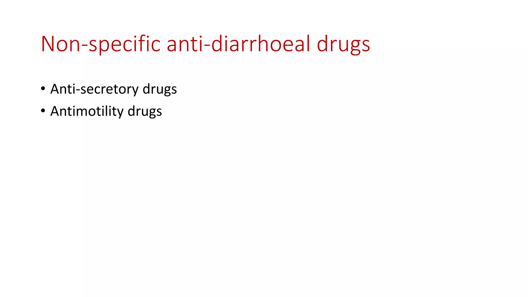 Pharmacology of laxatives & antidiarrhoeal drugs | PPTX