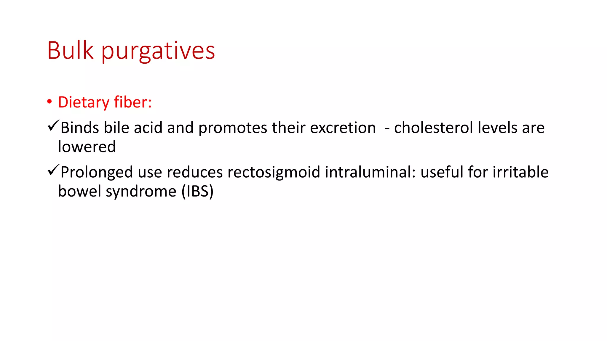 Pharmacology of laxatives & antidiarrhoeal drugs | PPTX