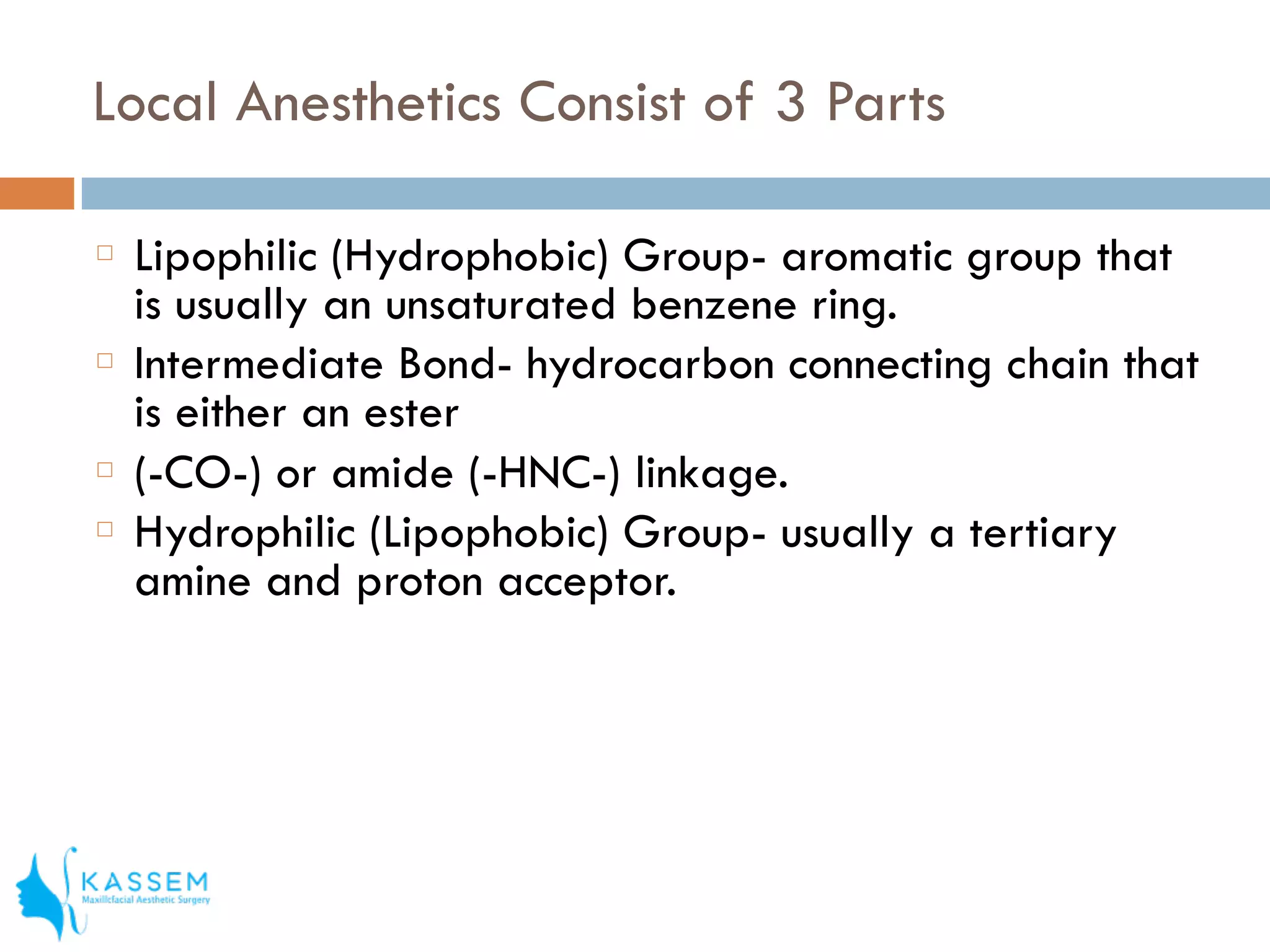Pharmacology of local anesthesia | PDF