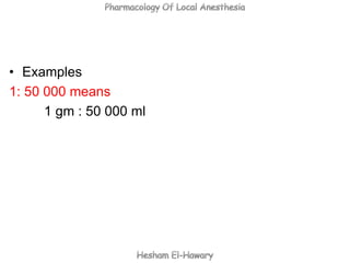 Pharmacology of Dental local anesthesia | PPTX
