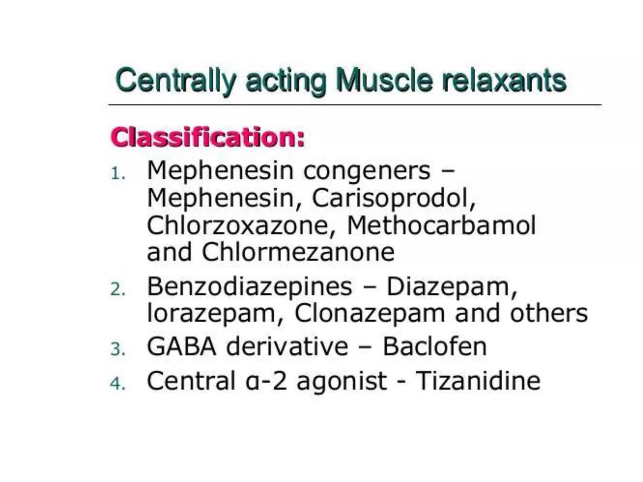 Pharmacology of muscle relaxants | PPTX
