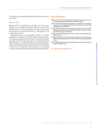 Pharmacology of neuromuscular_blocking_drugs excellent | PDF