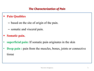 Pharmacology of opioids /pain physiology/history of opioids | PDF