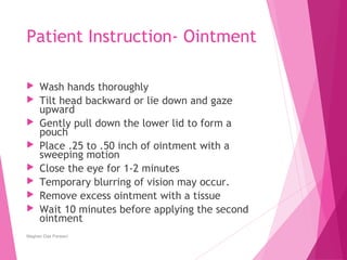 Pharmacology of opthamology. by maghan das | PPT