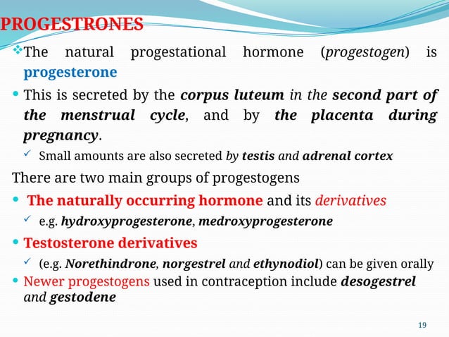 Pharmacology of reproductive system (1).pptx | Pregnancy | Reproductive ...