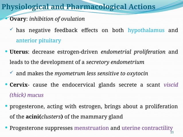 Pharmacology of reproductive system (1).pptx | Pregnancy | Reproductive ...