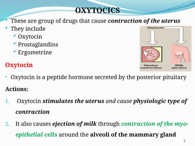 Pharmacology of reproductive system (1).pptx | Pregnancy | Reproductive ...