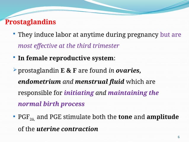 Pharmacology of reproductive system (1).pptx | Pregnancy | Reproductive ...