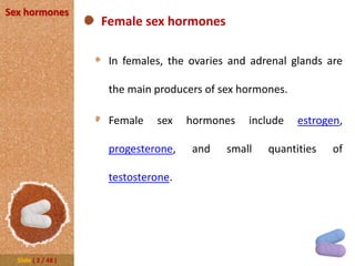 Pharmacology of sex hormons | PPTX