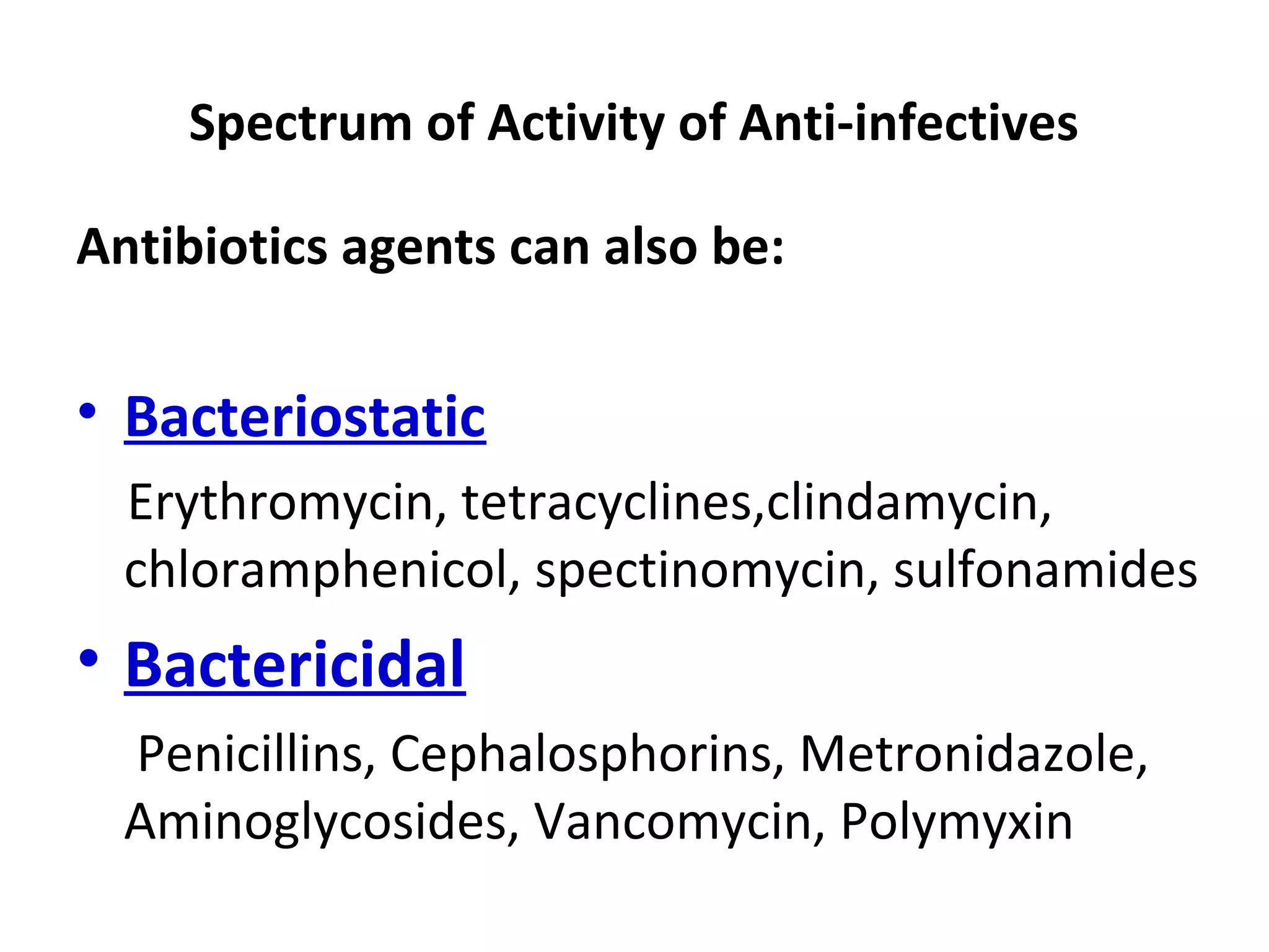 Pharmacology of Antibiotics | PPT