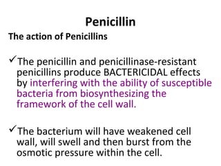 Pharmacology of Antibiotics | PPT