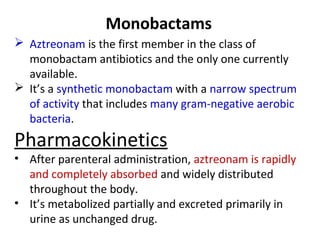 Pharmacology of Antibiotics | PPT