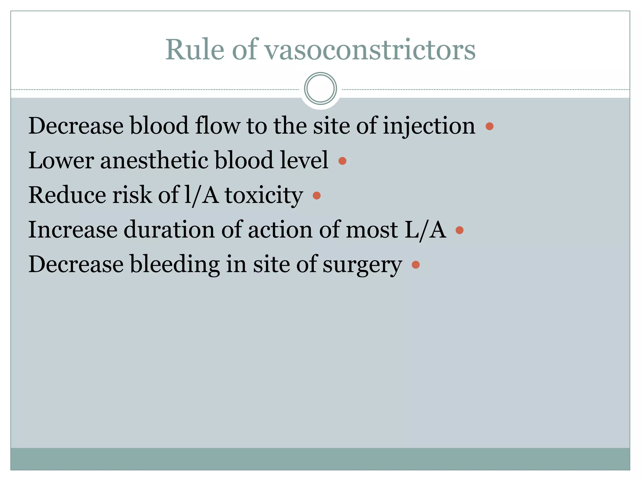 Pharmacology of vasoconstriction drug | PPTX