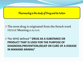 Pharmacology | PPTX