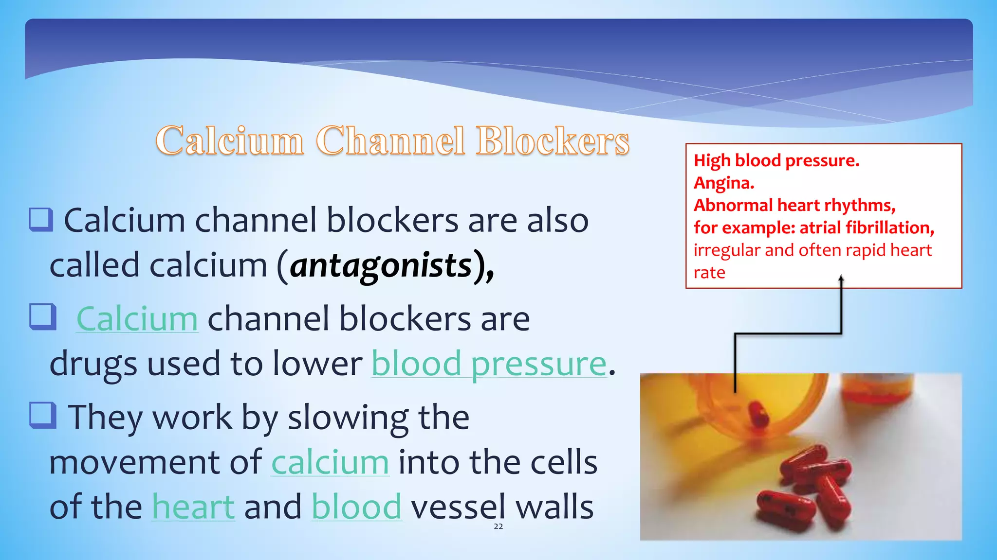Pharmacology presentation Antihypertensive drugs | PPTX