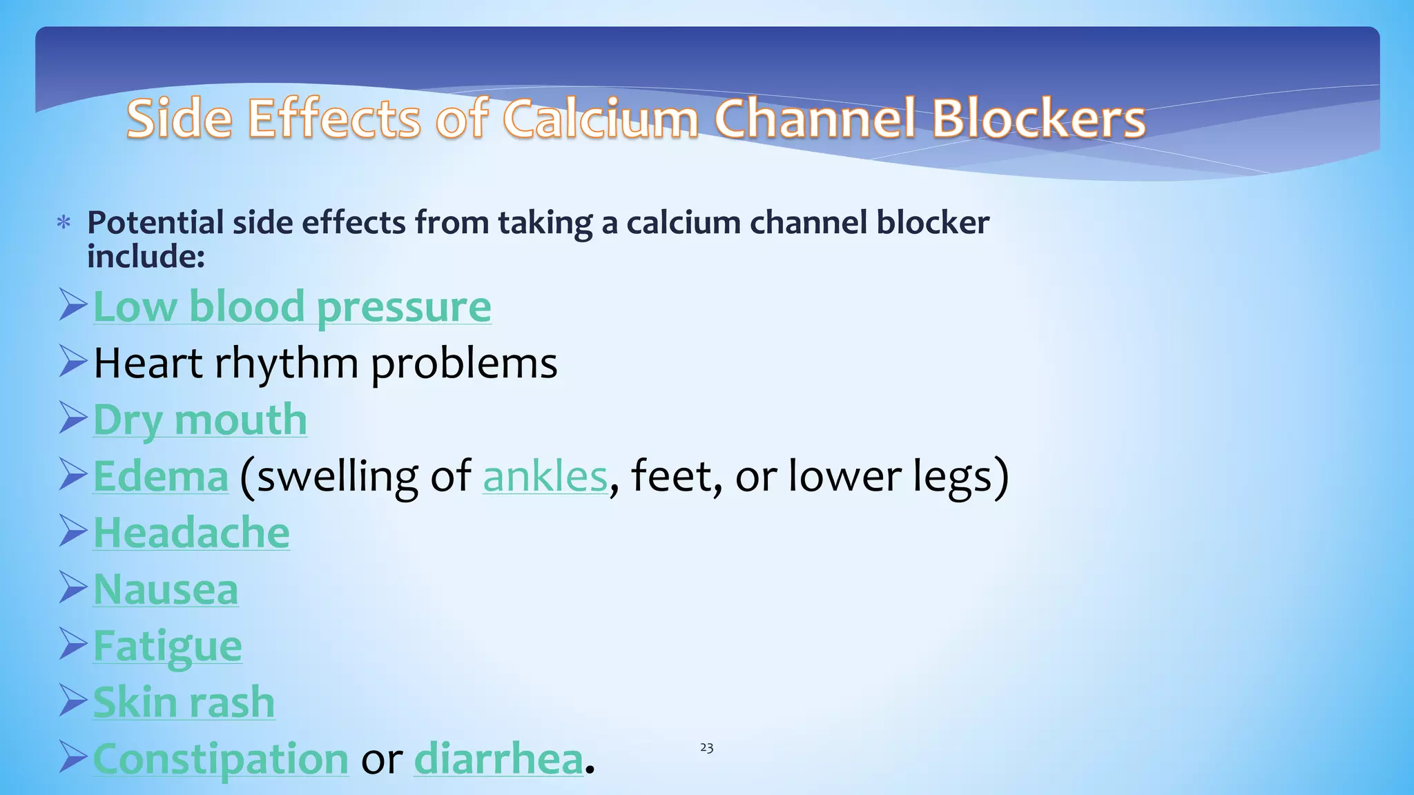 Pharmacology presentation Antihypertensive drugs | PPTX